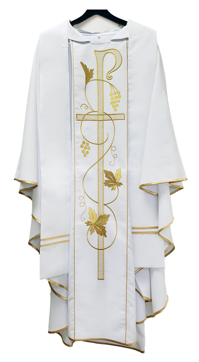 CHI RHO VESTMENT - WHITE